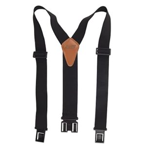 dickies men's perry suspender, black, one size