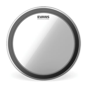 evans gmad clear bass drum head, 22 inch