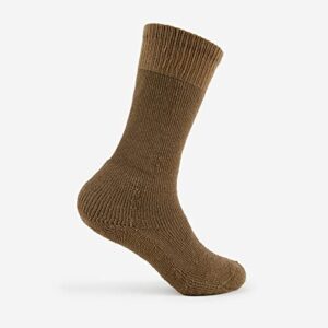 Thorlos Unisex MCB Combat Thick Padded Sock, Coyote Brown, Large