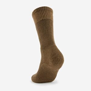 Thorlos Unisex MCB Combat Thick Padded Sock, Coyote Brown, Large