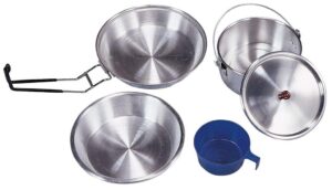 stansport heavy duty aluminum cook set 1 person (250-p)