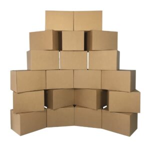 uboxes medium moving boxes pack of 20-18 x14 x 12 inches