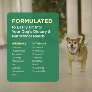 Pet-Tabs Multivitamin and Mineral Supplement for Dogs with Special Nutritional Needs, Chewable Tablet, 60 Count Bottle