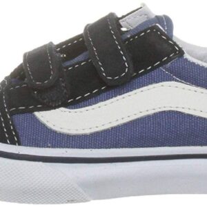 Vans Unisex Old Skool V Active, Navy, 10 M US Toddler