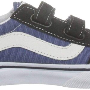 Vans Unisex Old Skool V Active, Navy, 10 M US Toddler