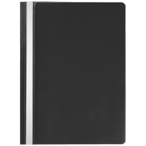 Q Connect A4 Project Folder - Black (Pack of 25)