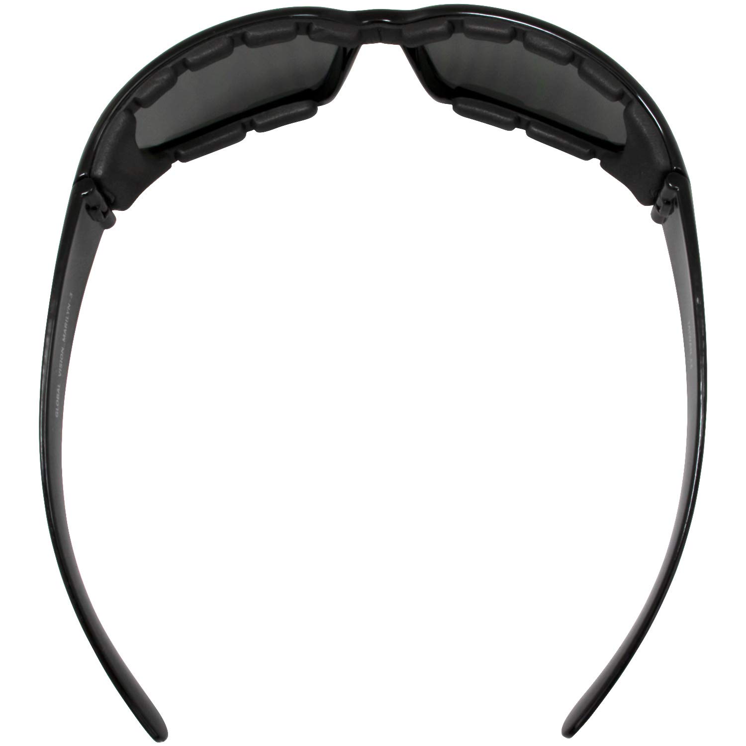 Global Vision Eyewear Marilyn 3 Womens Motorcycle Sunglasses with EVA Foam Padding Bling (Black Frame Smoke Lens)