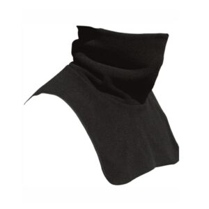 gears neck dickey - 4-way stretch microfleece neck warmer for winter outdoor activities - one size fits all - machine washable - unisex (black)