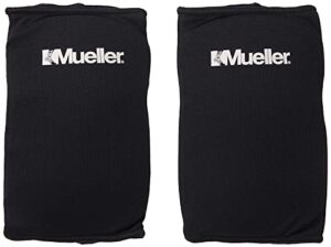 mueller sports medicine multi-sport knee pads, for men and women, black, one size fits most, 1 pair