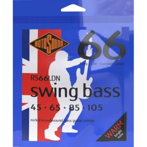 rotosound rs66ldn nickel bass guitar strings (45 65 85 105)