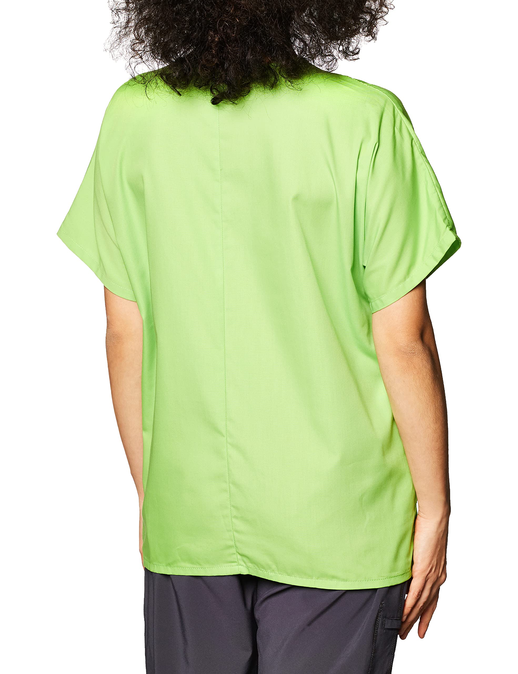 Cherokee Women's V Neck Scrubs Shirt, Lime Green, XXX-Large