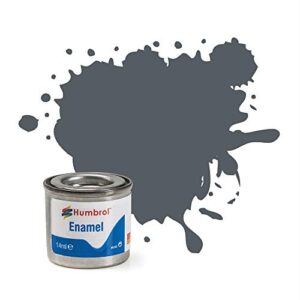 humbrol model enamel paint no.125 us dark grey, aa1376