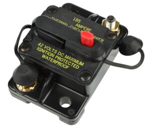 bussmann cb185-50 cb185 series automotive circuit breaker (plug in mounting, 50 amps, blade terminal connection)