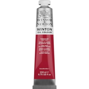 Winsor & Newton Winton Oil Color, 200ml (6.75-oz) Tube, Cadmium Red Deep Hue