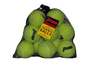 penn pressureless tennis balls,12 ball mesh bag