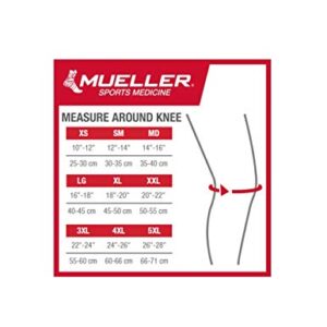 MUELLER Hg80 Knee Brace, Large, Black