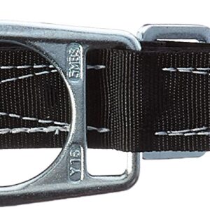 Miller by Honeywell 123N/MBK Single D-Ring Lined Body Belt with 1-3/4-Inch Webbing, Medium, Black