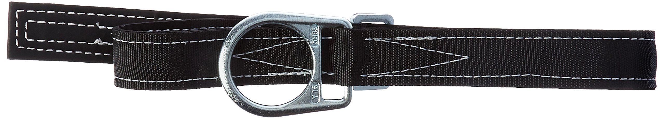 Miller by Honeywell 123N/MBK Single D-Ring Lined Body Belt with 1-3/4-Inch Webbing, Medium, Black