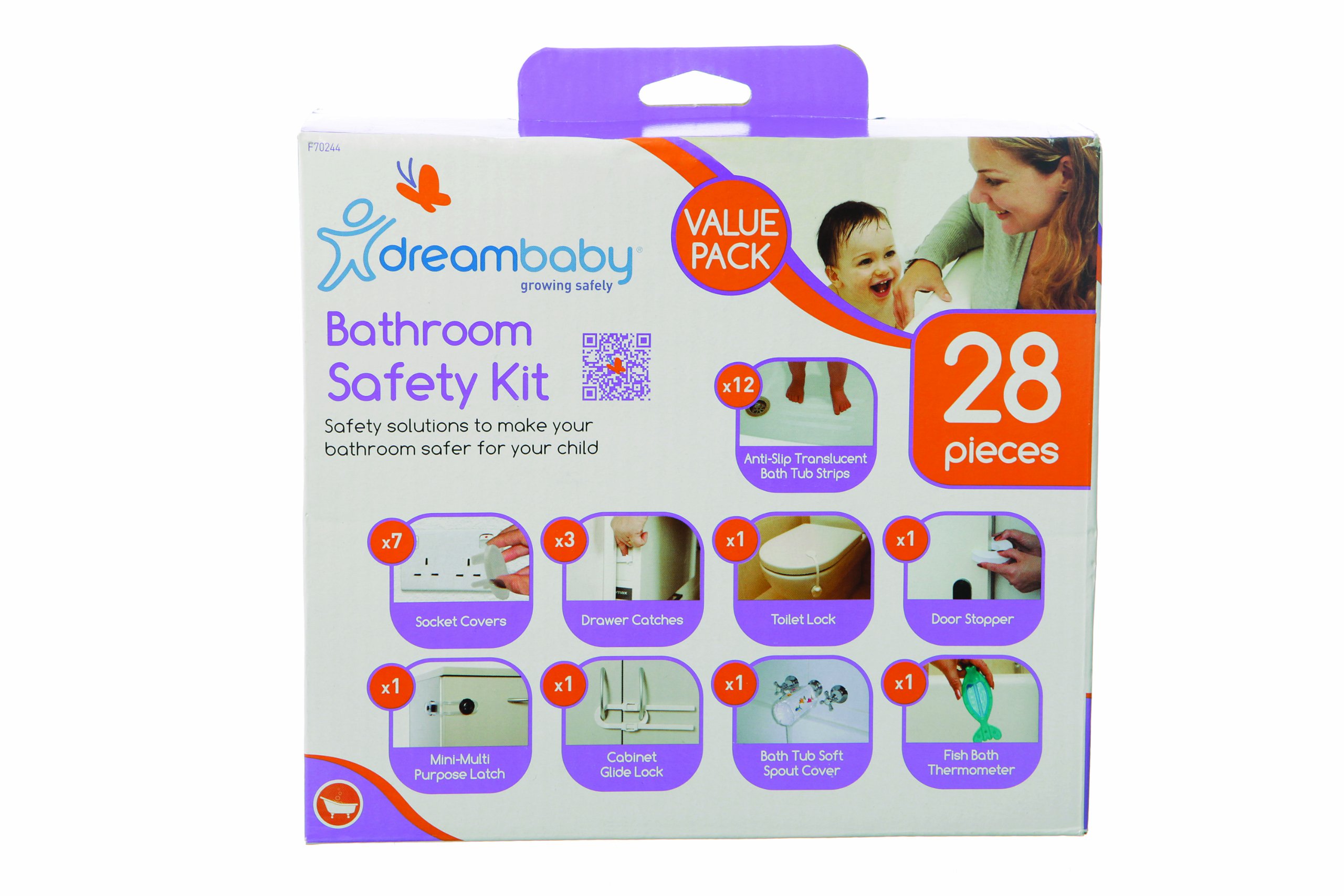 Dreambaby Bathroom Baby Safety Essential Kit - 28 Pieces - Model L7021