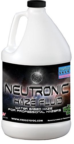 Froggy's Fog Neutronic Haze Fluid, Specially Formulated Water-Based Hazer Fluid, 1 Gallon