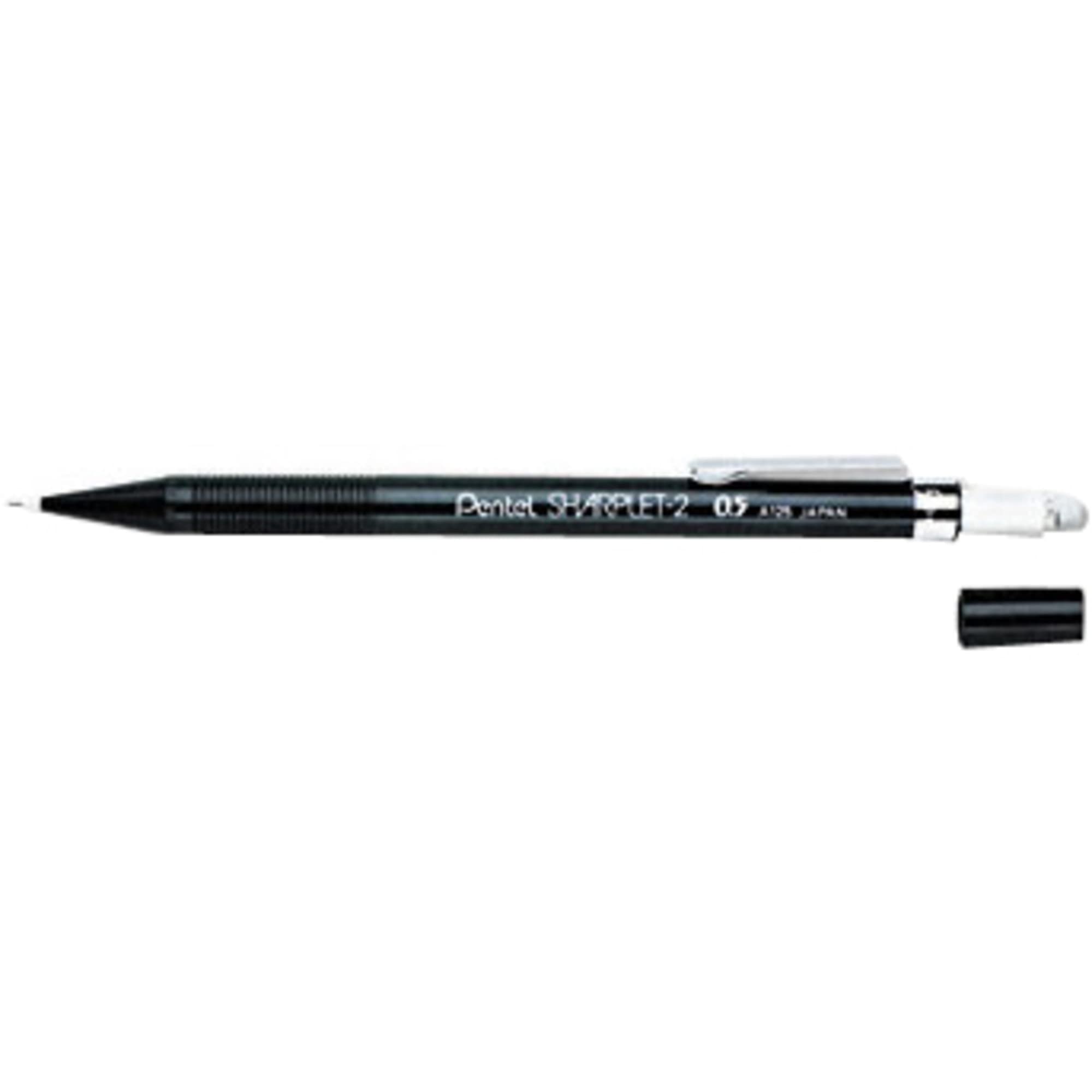 Pentel® Sharplet-2™ Automatic Pencil, 0.5 mm, Black, Pack Of 12