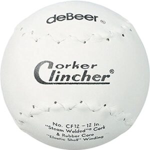 worth debeer clincher softballs, 12 count, cf12