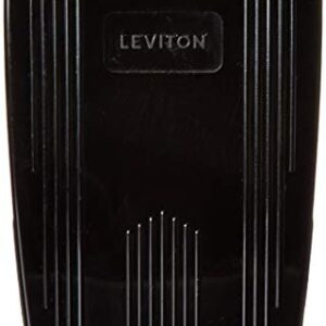 Leviton 9462-P 60 Amp, 125/250 Volt, Straight Blade, Plug, Industrial Grade, Grounding, Angle, Black