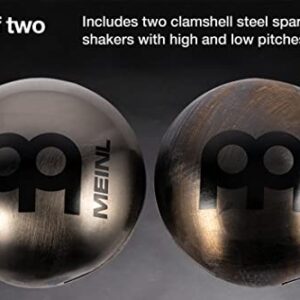 Meinl Percussion SH22 Clamshell Steel Spark Shaker, Set of Two