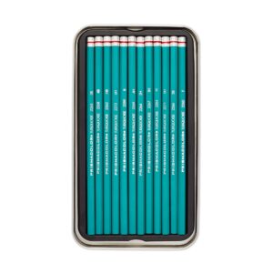 Prismacolor Premier Turquoise Graphite Sketching Pencils, Medium Leads, Adult Coloring, 12 Pack