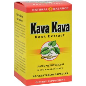 natural balance kava kava root extract - 234 mg - 60 vegetarian capsules