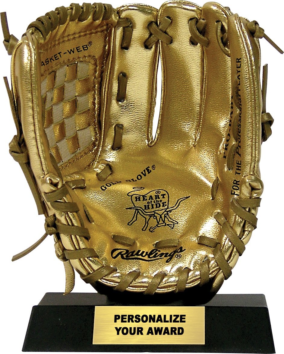 Rawlings | Mini Gold Glove Award Trophy | Stand Included | Replica