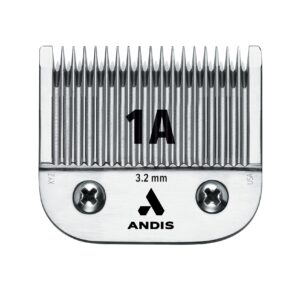 andis 64205 ultraedge -infused steel clipper blade, carbon, 1 count