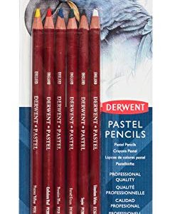 Derwent 39009 Pastel Pencils, 6-Pack