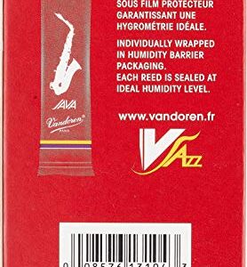 Vandoren SR263R Alto Sax JAVA Red Reeds Strength 3; Box of 10