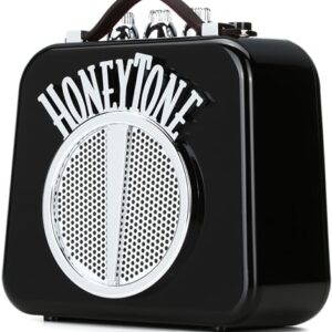 Danelectro Honeytone N-10 Guitar Mini Amp, Black with belt clip