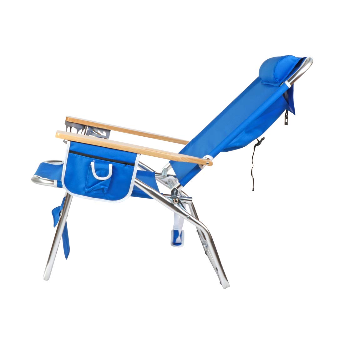 Big Jumbo 500 lbs XL Aluminum Heavy Duty Beach Chair for Big & Tall - 4 Reclining Positions