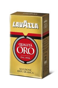 lavazza: "qualità oro" roasted ground coffee, gold quality taste 8.81 oz (250gr) [ italian import ]