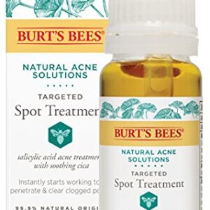 Burt's Bees Natural Acne Solutions Targeted and Minimizing Spot Treatment for Oily Skin, 0.26 Oz (Package May Vary)