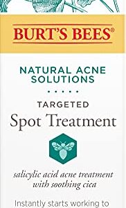 Burt's Bees Natural Acne Solutions Targeted and Minimizing Spot Treatment for Oily Skin, 0.26 Oz (Package May Vary)