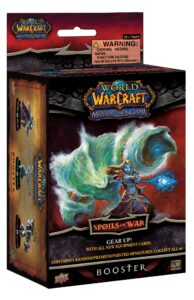 upper deck world of warcraft miniatures game spoils of war booster pack