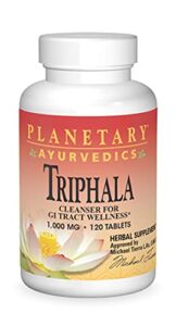 planetary ayurvedics triphala 1000mg - 120 tablets