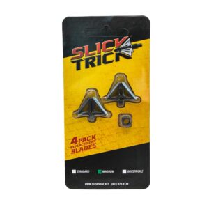 slick trick broadhead 1-1/8" mag blades 100/125 gr 4 pack