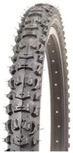 kenda k816 aggressive mtb wire bead bicycle tire, black skin, 26-inch x 2.10-inch