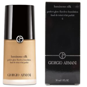 giorgio armani luminous silk perfect glow flawless foundation #6 medium olive 30ml/1oz