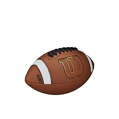 Wilson GST Composite Football - Junior Size, Tan