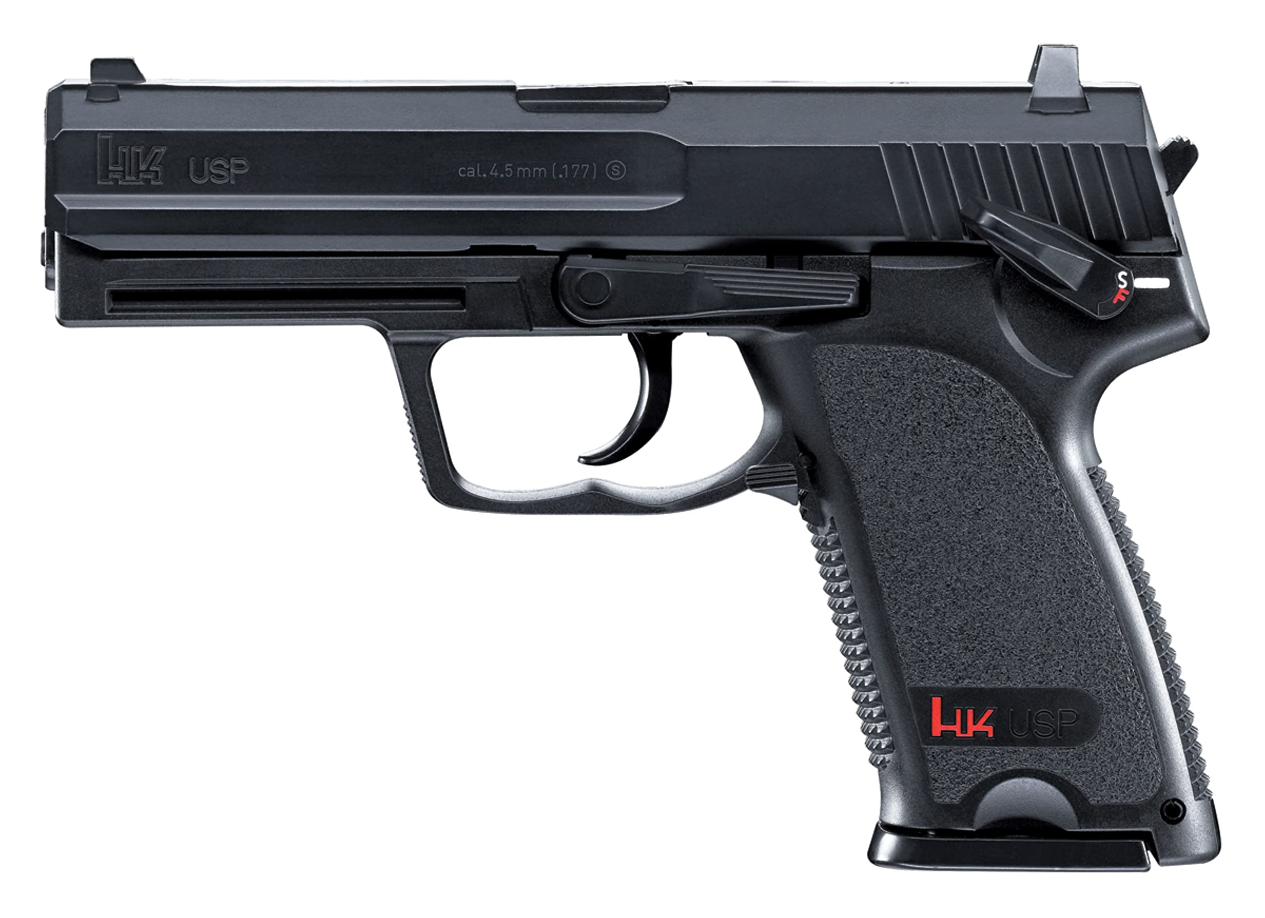 Umarex HK Heckler & Koch USP .177 Caliber BB Gun Air Pistol, Standard Action, Black (2252300)