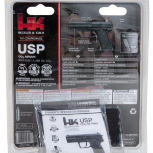 Umarex HK Heckler & Koch USP .177 Caliber BB Gun Air Pistol, Standard Action, Black (2252300)