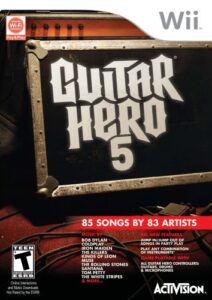 guitar hero 5 - nintendo wii (game only)