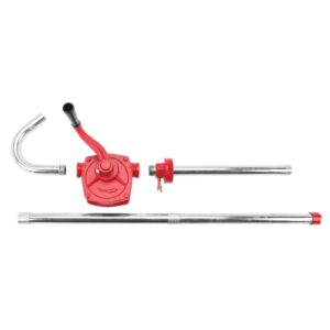 Performance Tool W54270 Rotary Barrel Pump, Pumps Light to Medium Viscosity Oils, 3 Piece Suction Pipe, 30-55 Gallon Barrels, Bung Adapter