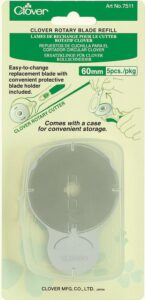 clover 7511 rotary 60mm blade refill, 5 ea